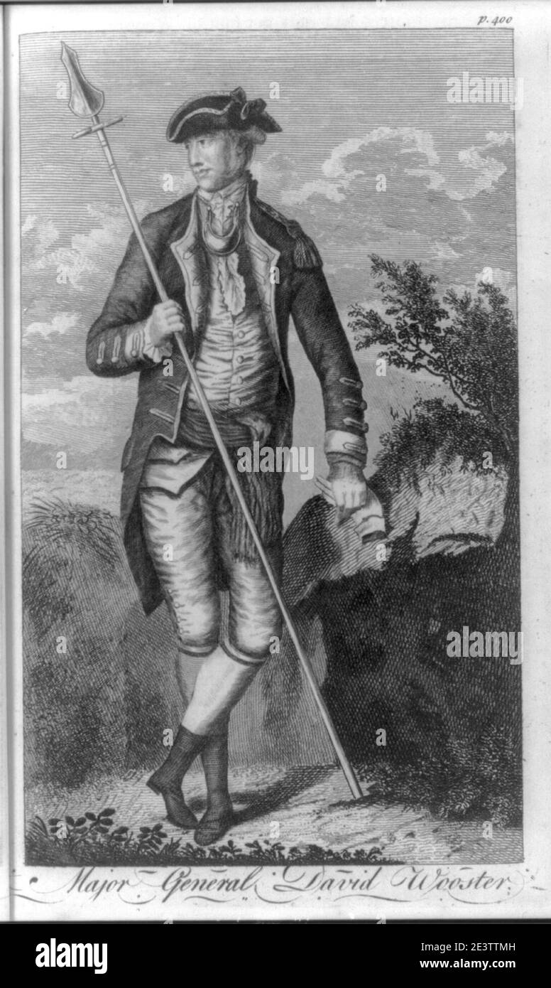 Major General David Wooster Stock Photo - Alamy