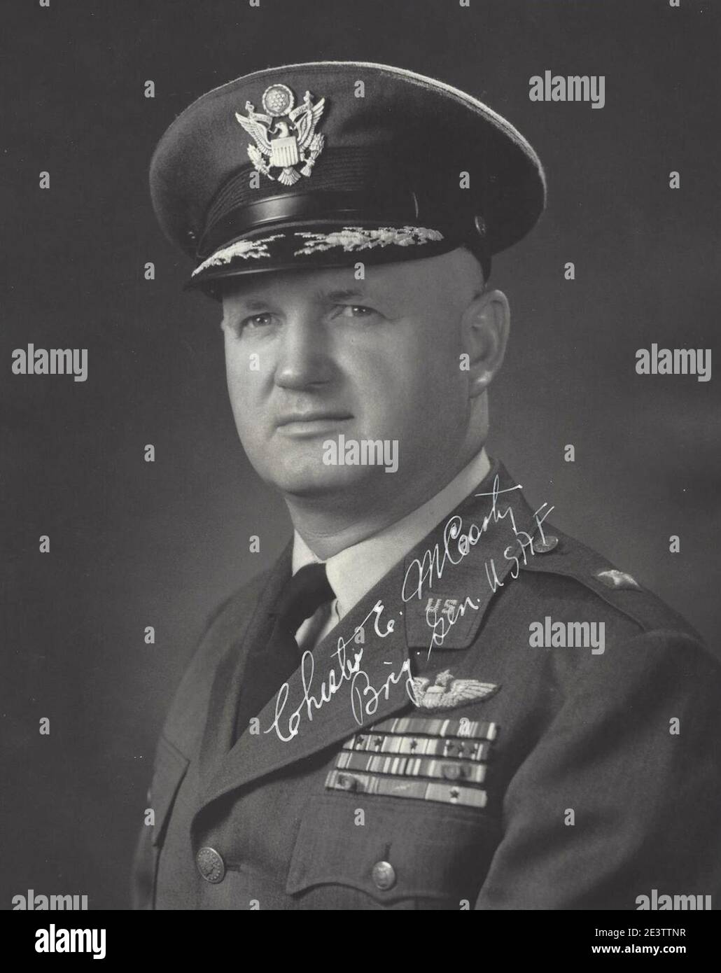 Major General Chester E. McCarty Stock Photo - Alamy