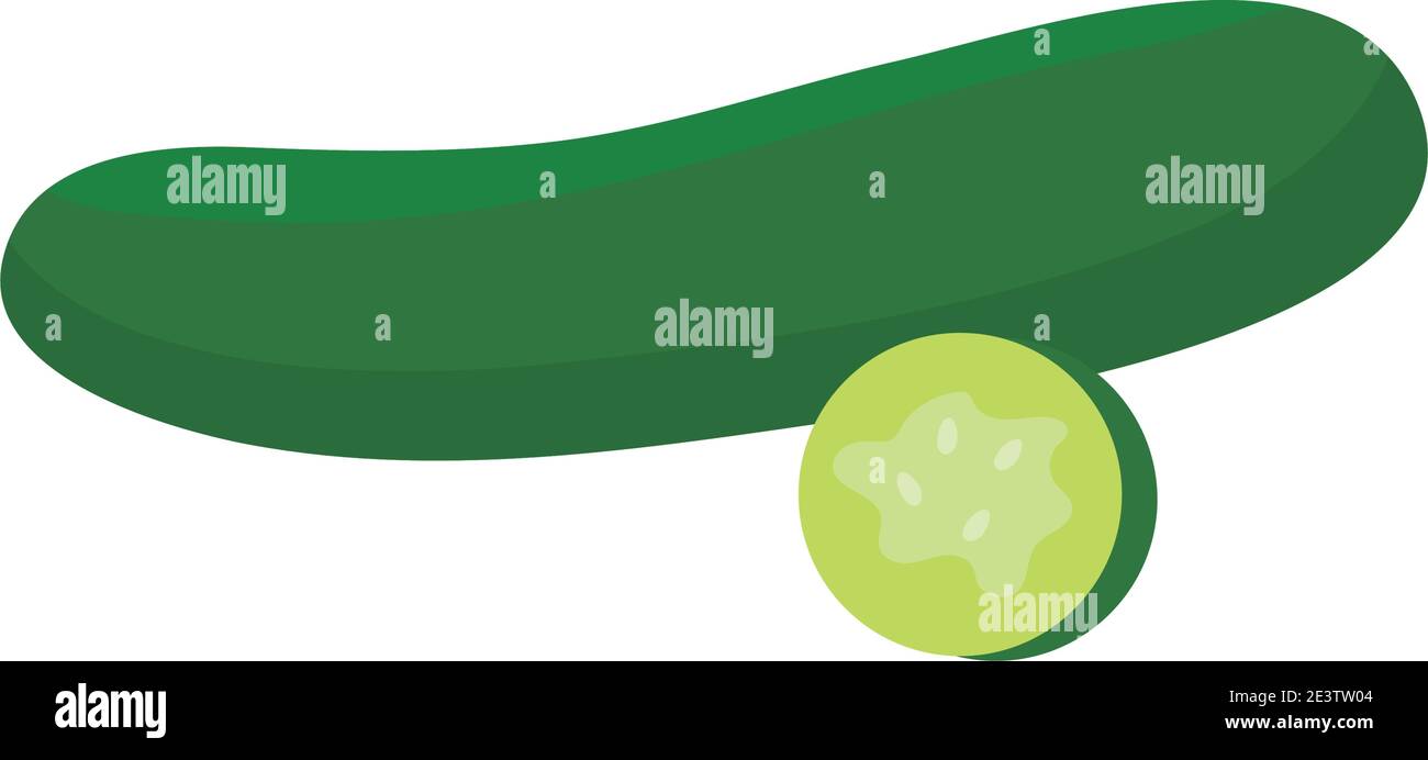 cucumber vegetable healthy food icon vector illustration design Stock ...