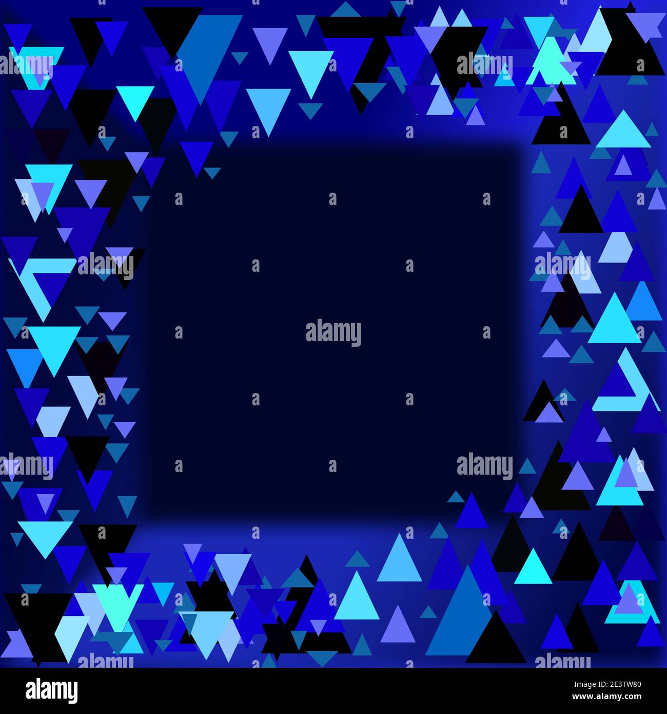 Square with triangles Stock Vector Images - Alamy