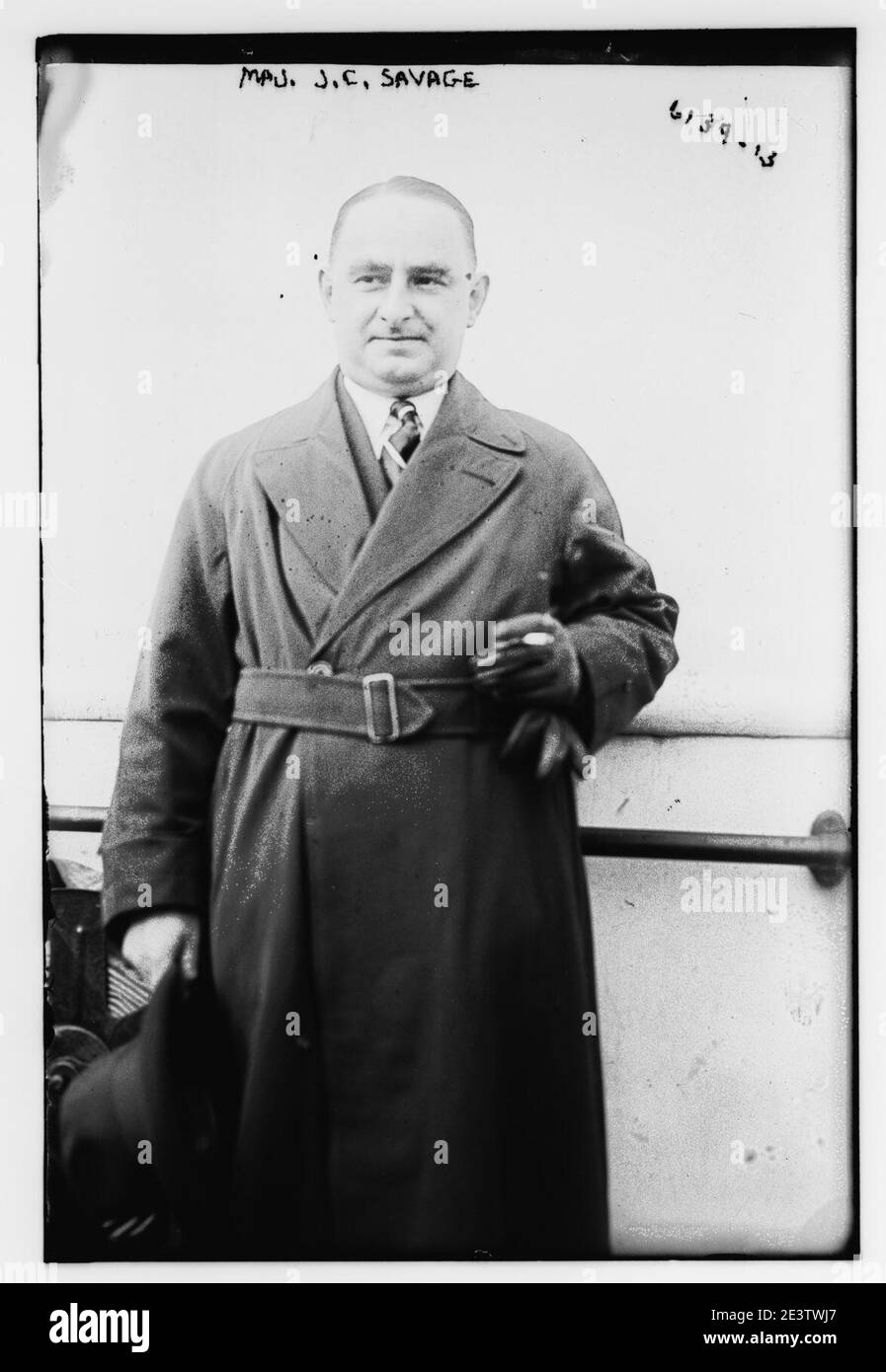 Maj. J.C. Savage Stock Photo - Alamy