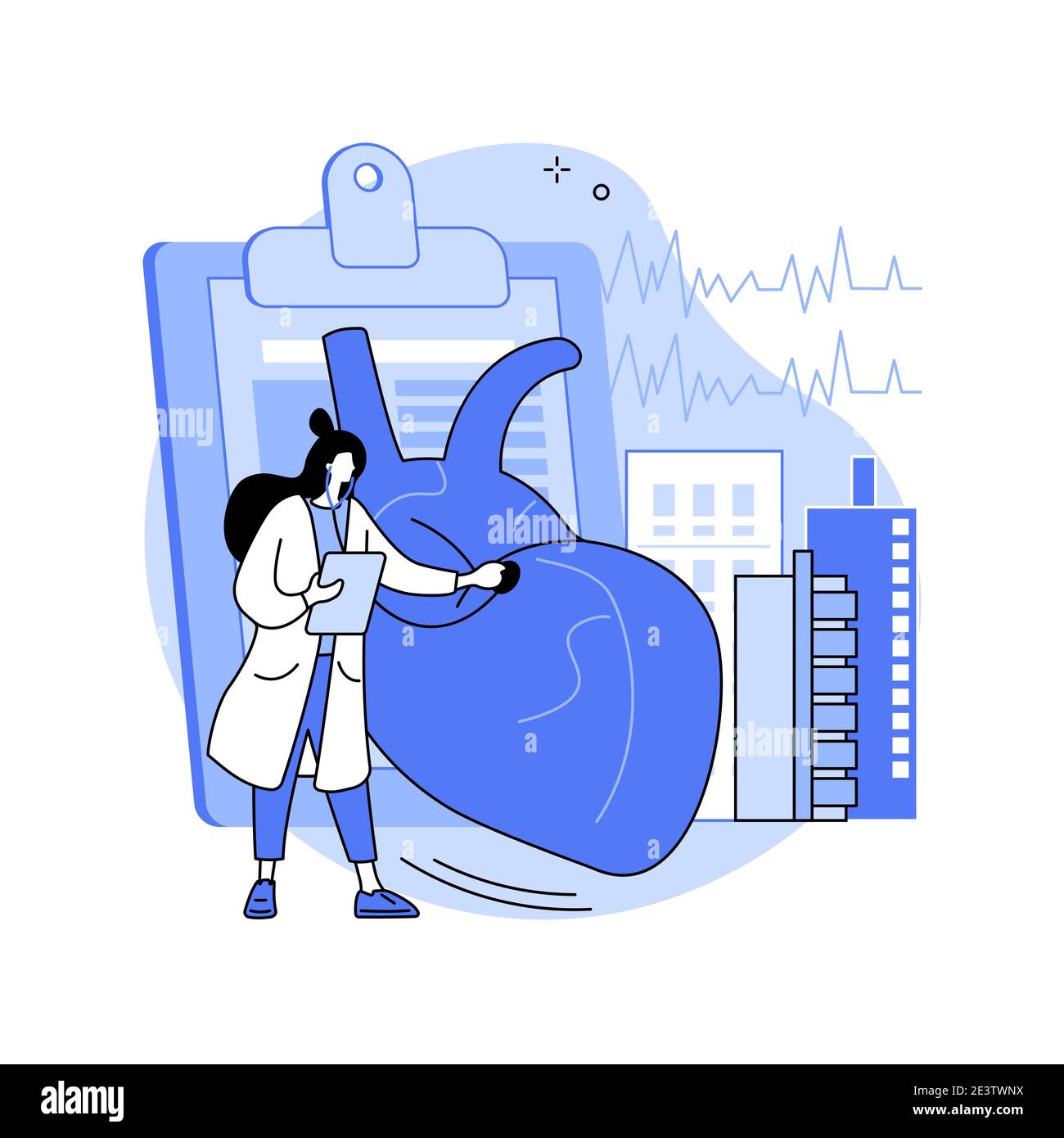 Hypertension abstract concept vector illustration Stock Vector Image ...