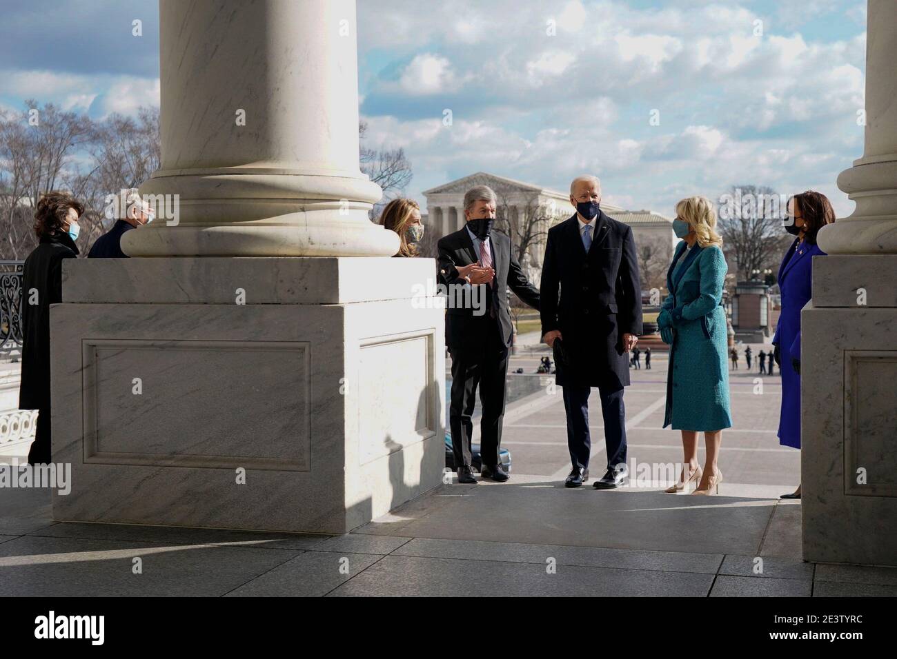 Washington, DC. 20th Jan, 2021. WASHINGTON, DC - JANUARY 20: President ...