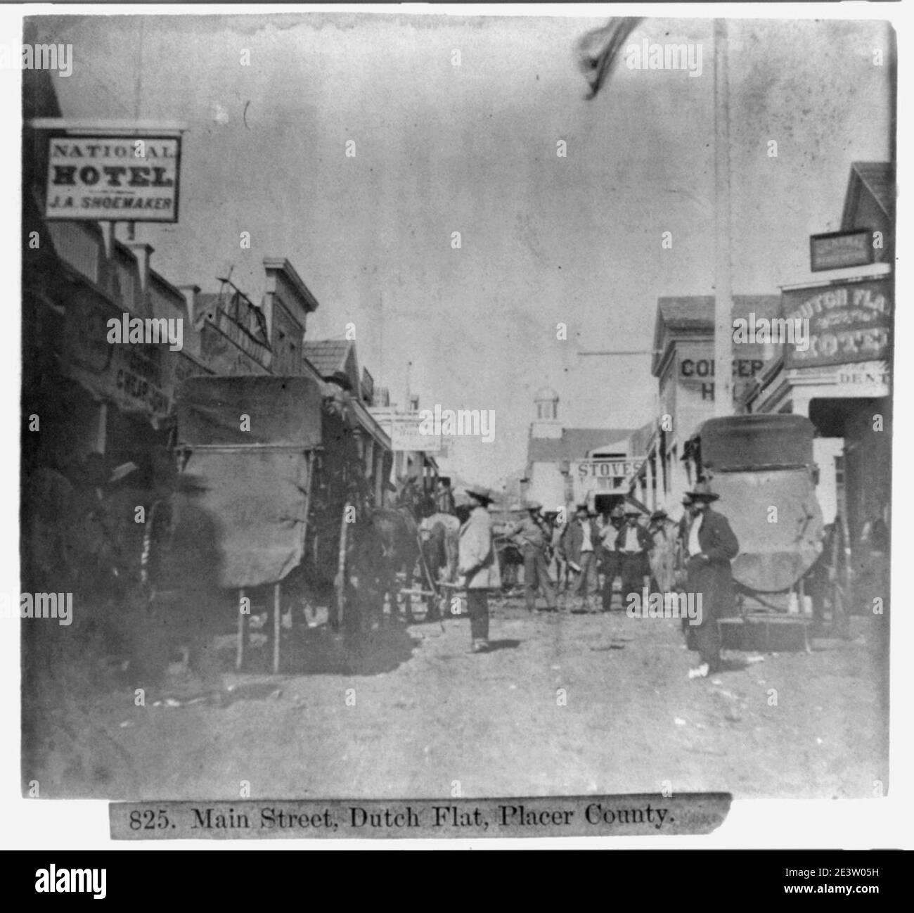 Main Street, Dutch Flat, Placer County Stock Photo - Alamy