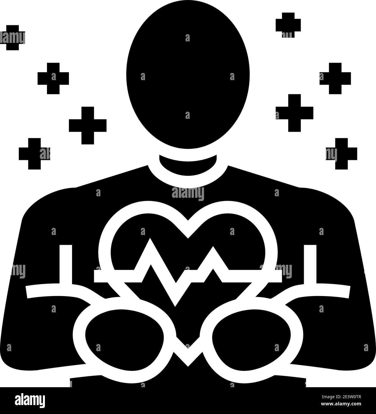 Self realization people value glyph Stock Vector Images - Alamy