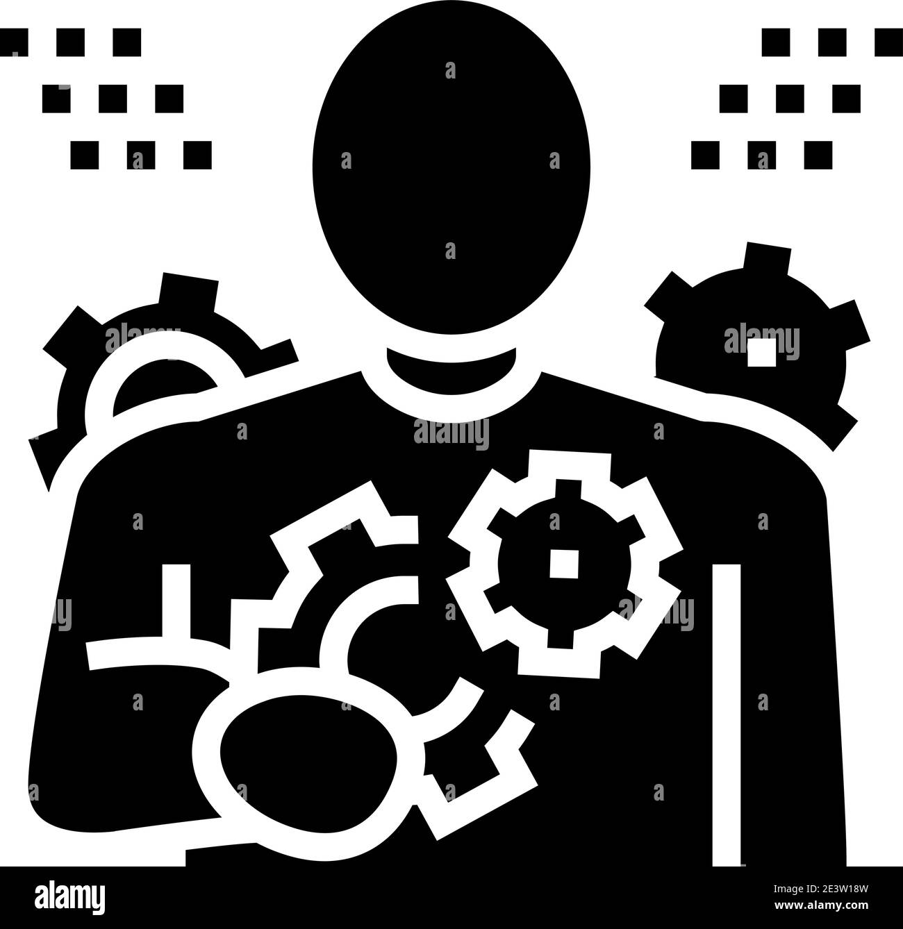 experience people value glyph icon vector illustration Stock Vector ...