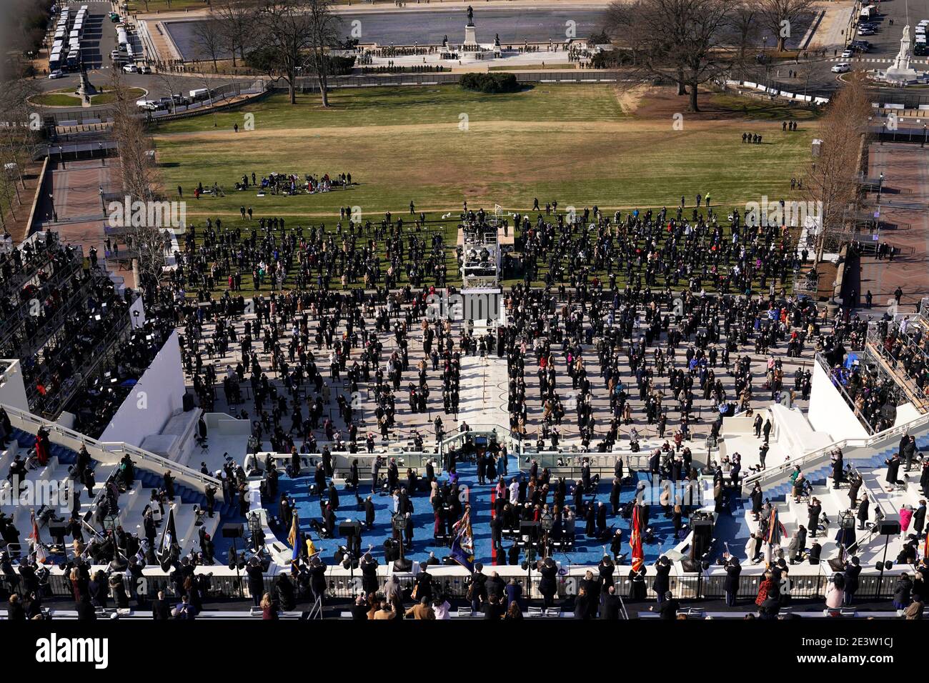 Washington, DC. 20th Jan, 2021.President Joe Biden, accompanied by his ...