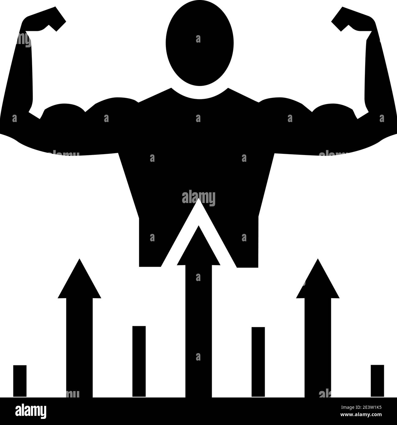 power people value glyph icon vector illustration Stock Vector Image ...