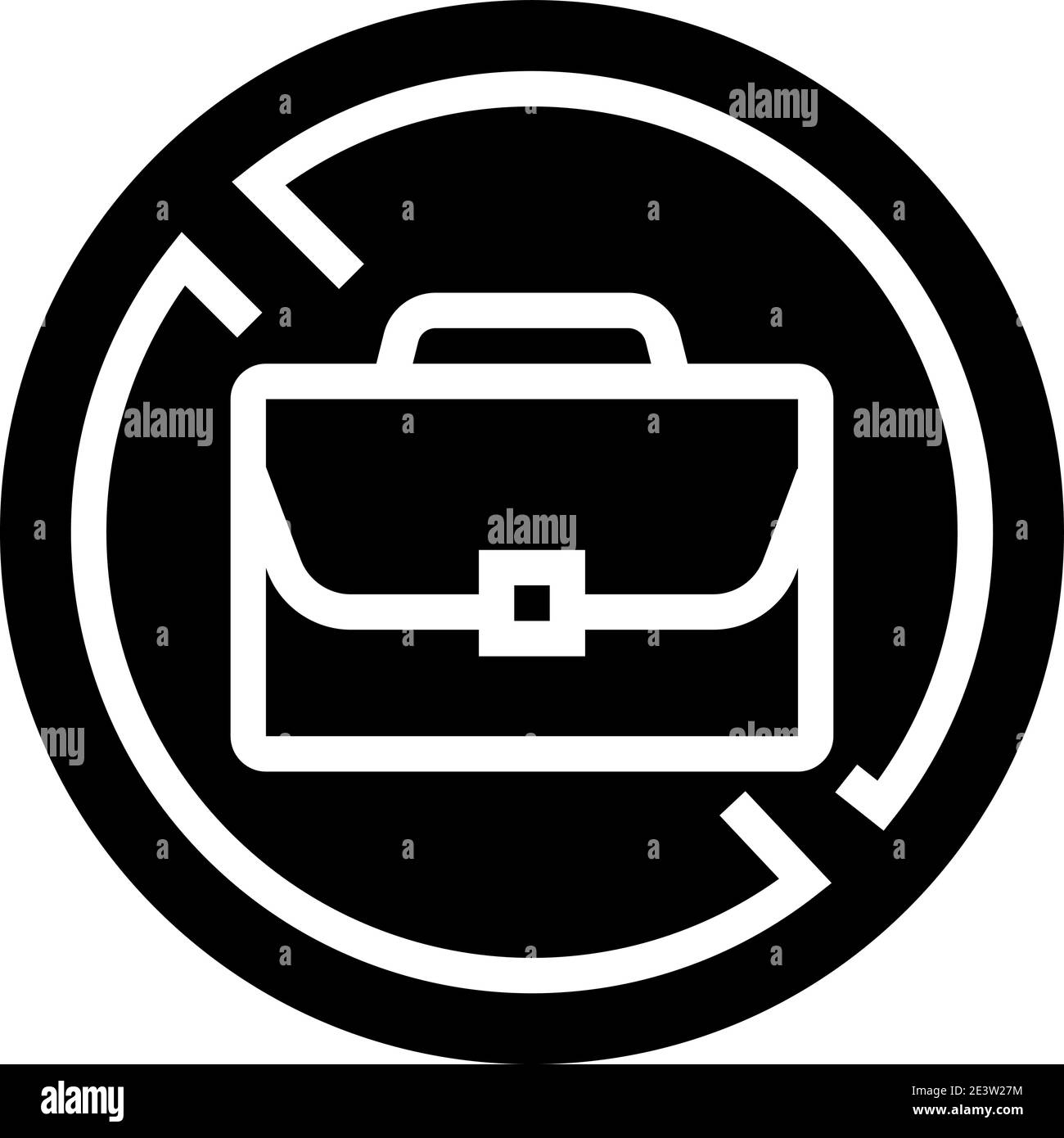 job lost poverty problem glyph icon vector illustration Stock Vector ...