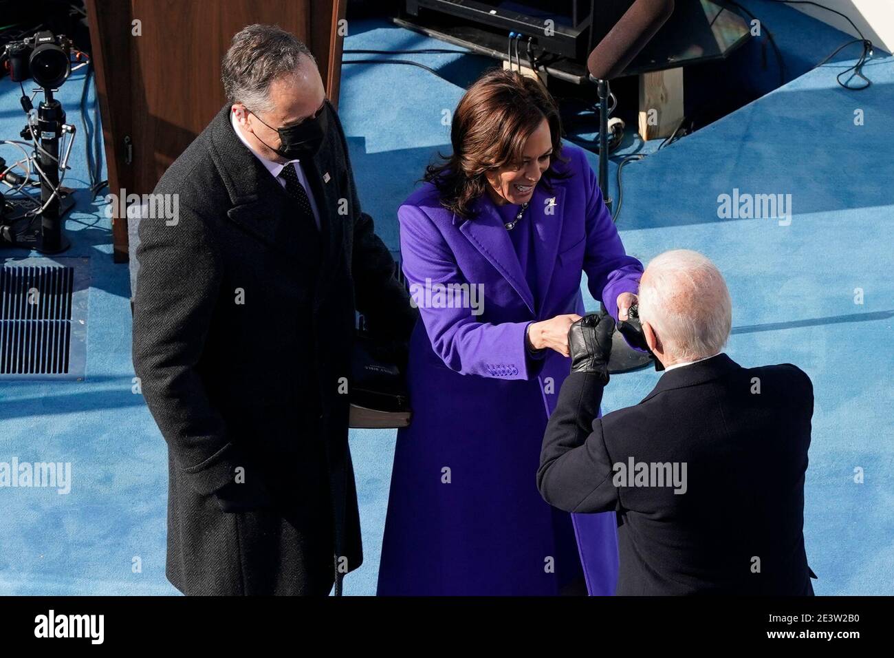President-elect Joe Biden congratulates Vice President Kamala Harris ...