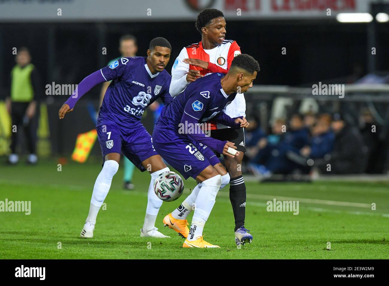 ROTTERDAM, NETHERLANDS - JANUARY 20: Jeremy Cijntje of Heracles Almelo ... ROTTERDAM, NETHERLANDS - JANUARY 20: Jeremy Cijntje of Heracles Almelo ...