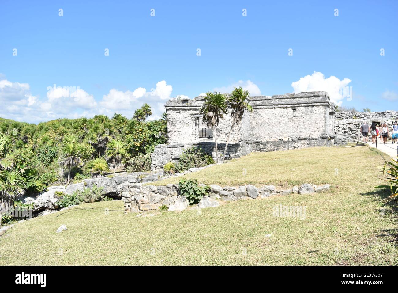 The House of Cenote from the Maya ruins of Tulum, Yucatan, Mexico Stock ...