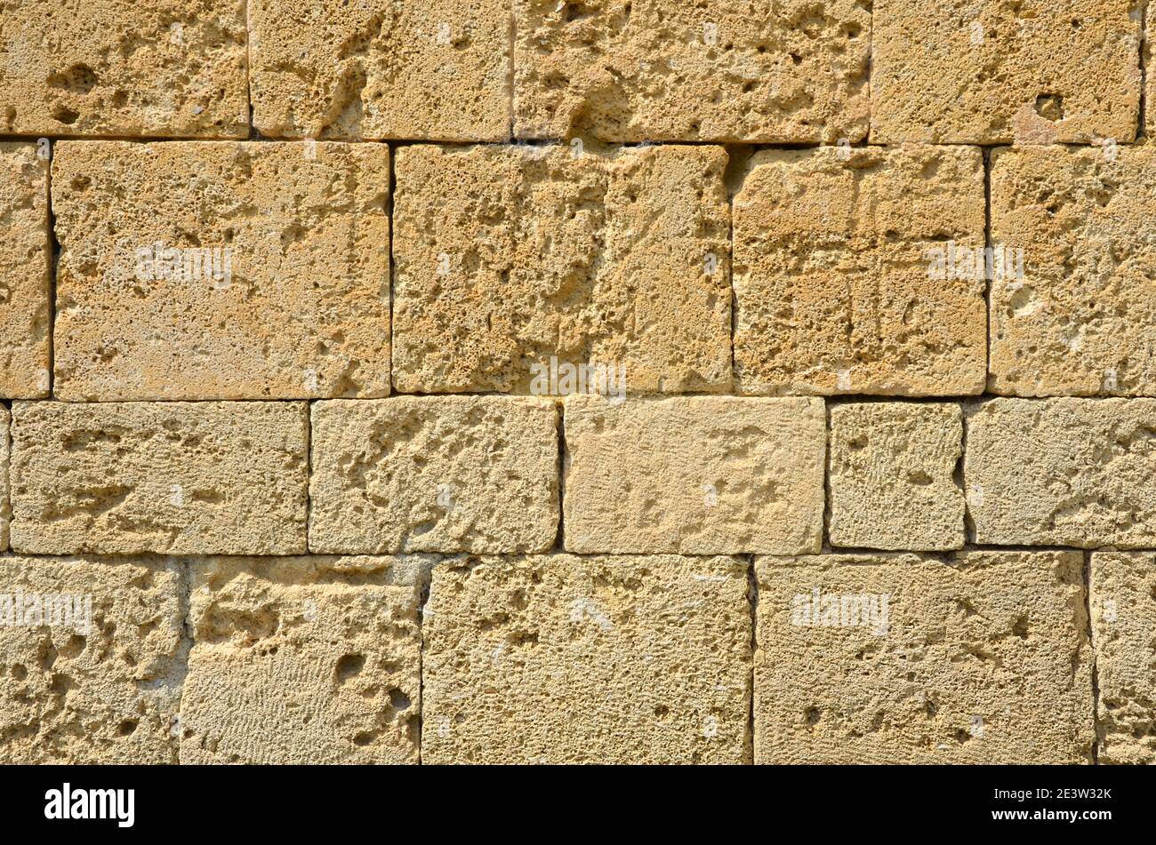 Vintage grunge stone blocks wall texture, pattern Stock Photo - Alamy