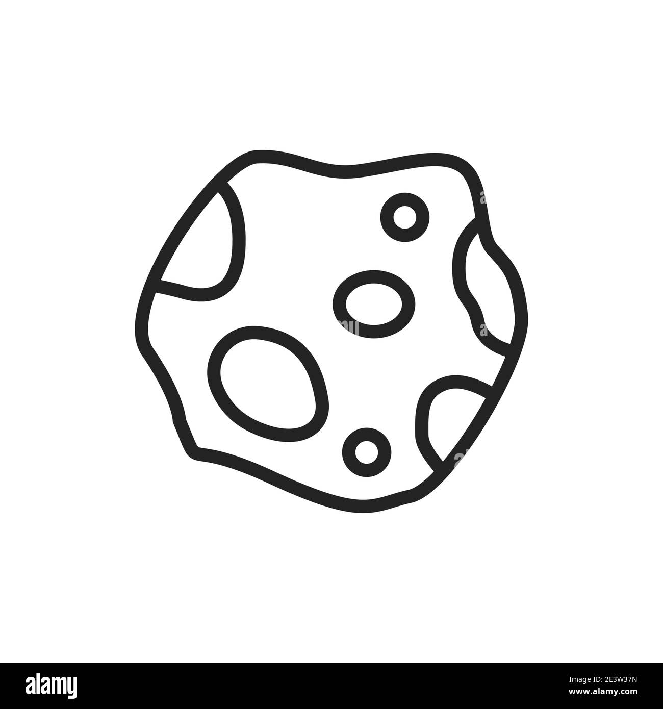 Almond paste color line icon. Isolated vector element Stock Vector ...