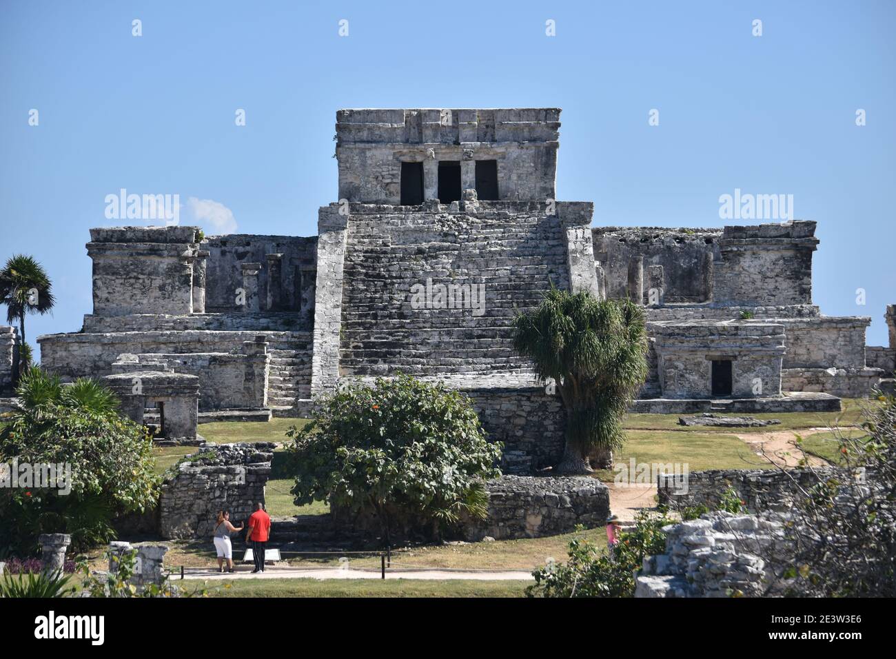 Frontal view of the main building names "The Castle" from the ancient ...