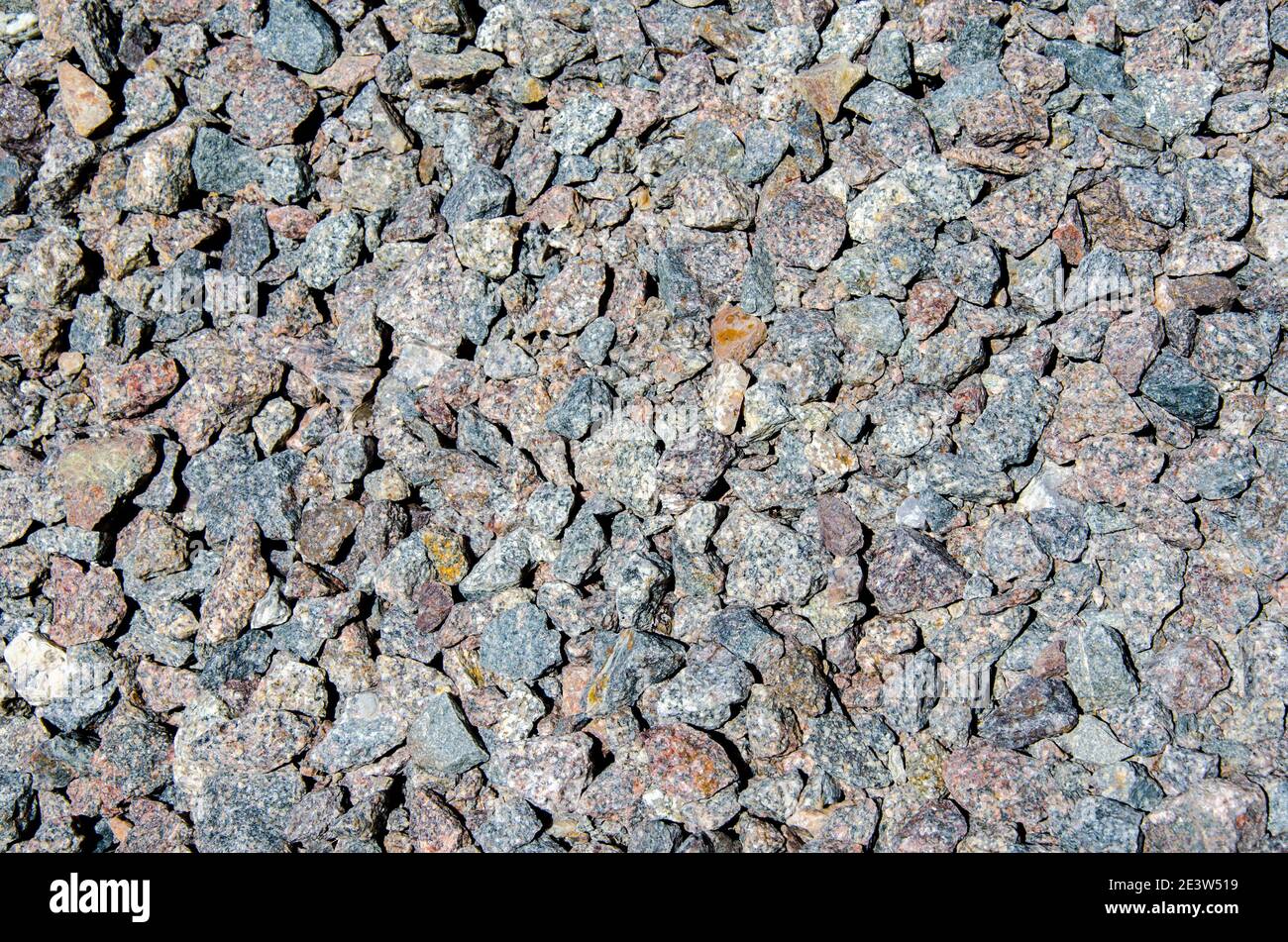 Granite stones or rubble pattern, gravel background Stock Photo - Alamy