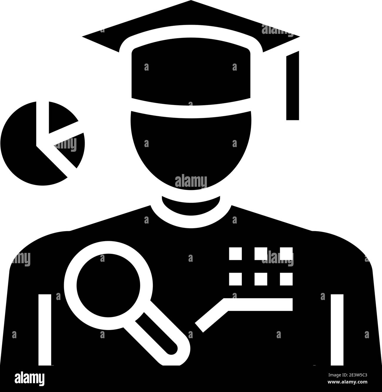 intelligence people value glyph icon vector illustration Stock Vector ...