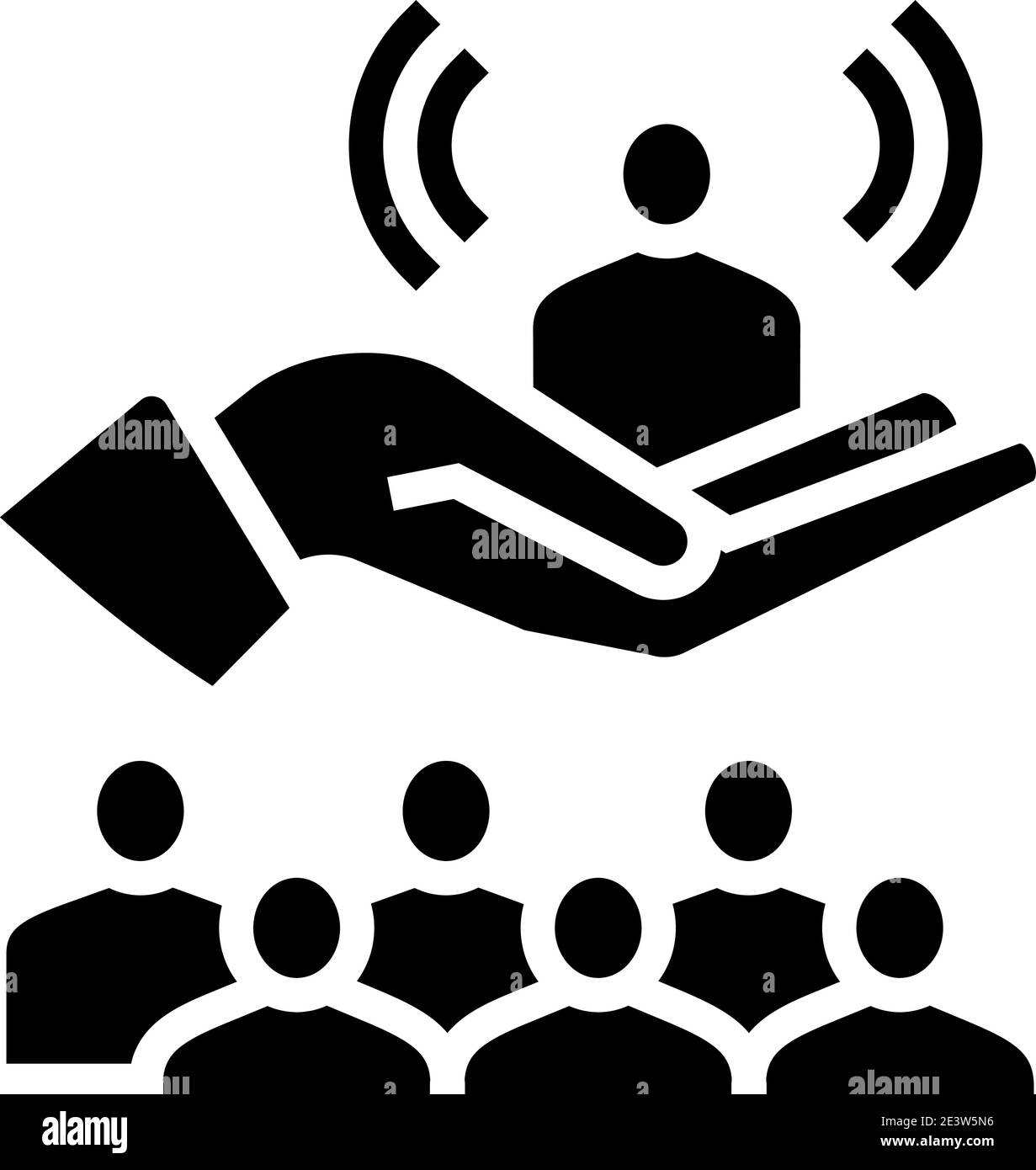 loyalty people value glyph icon vector illustration Stock Vector Image ...