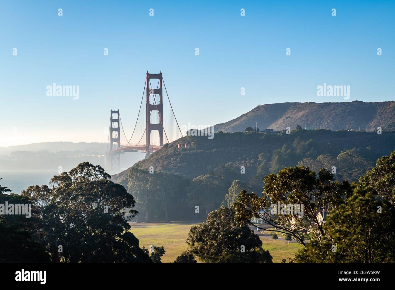 The Golden Gate Bridge as seen from Fort Baker Stock Photo - Alamy