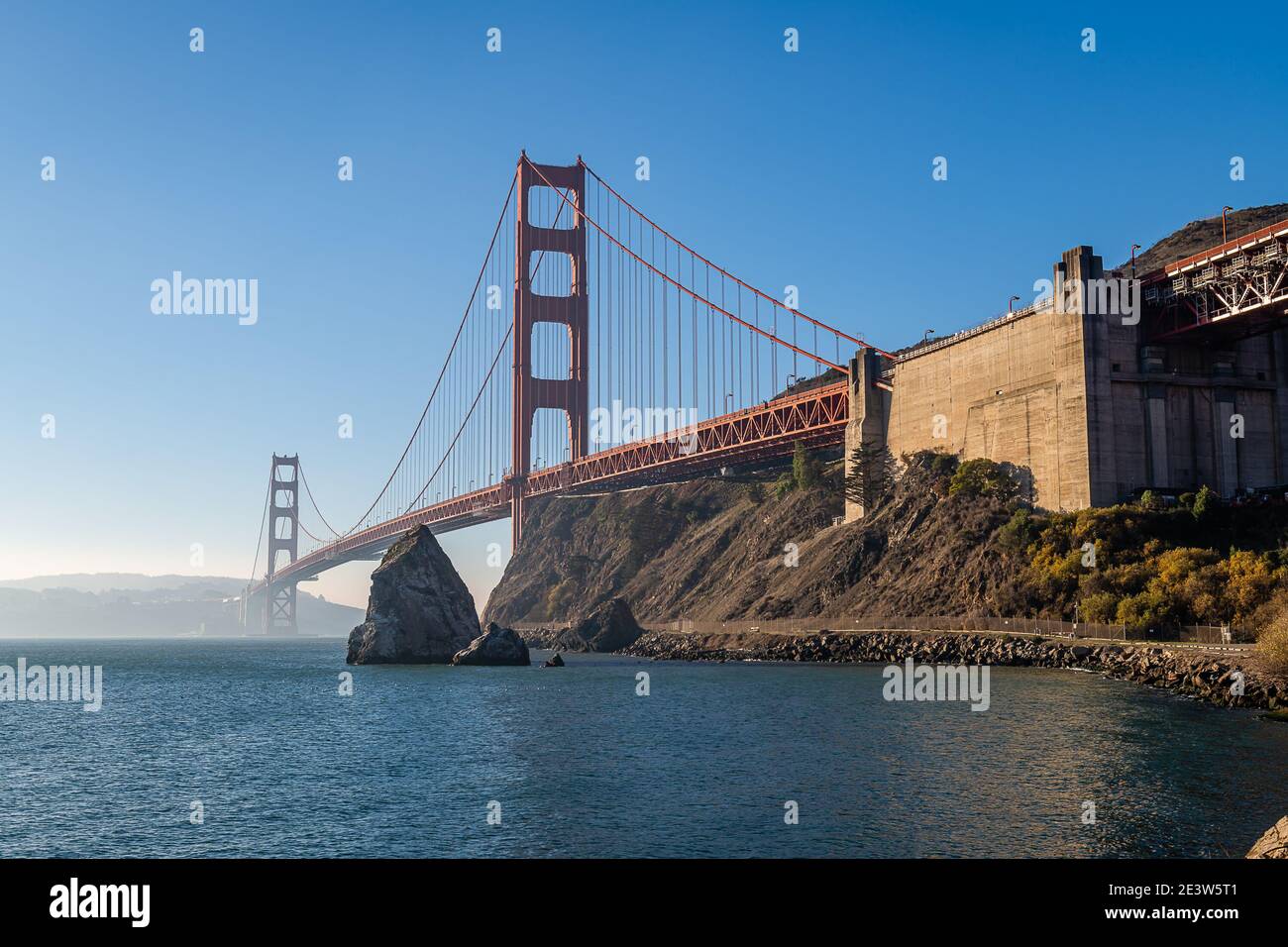 The Golden Gate Bridge as seen from Fort Baker Stock Photo - Alamy