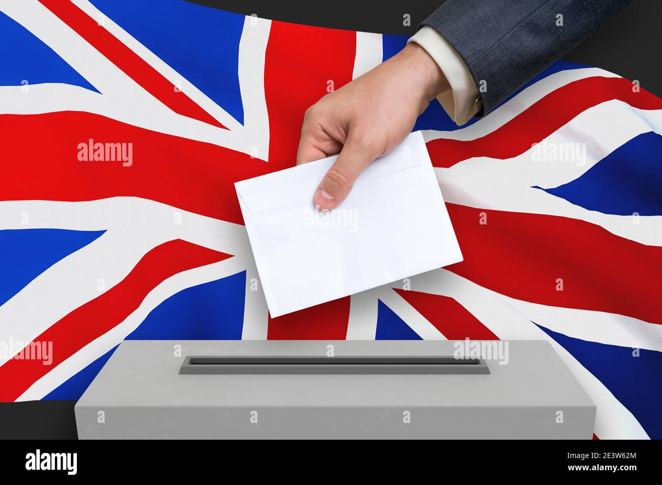 Person voting election england hi-res stock photography and images - Alamy