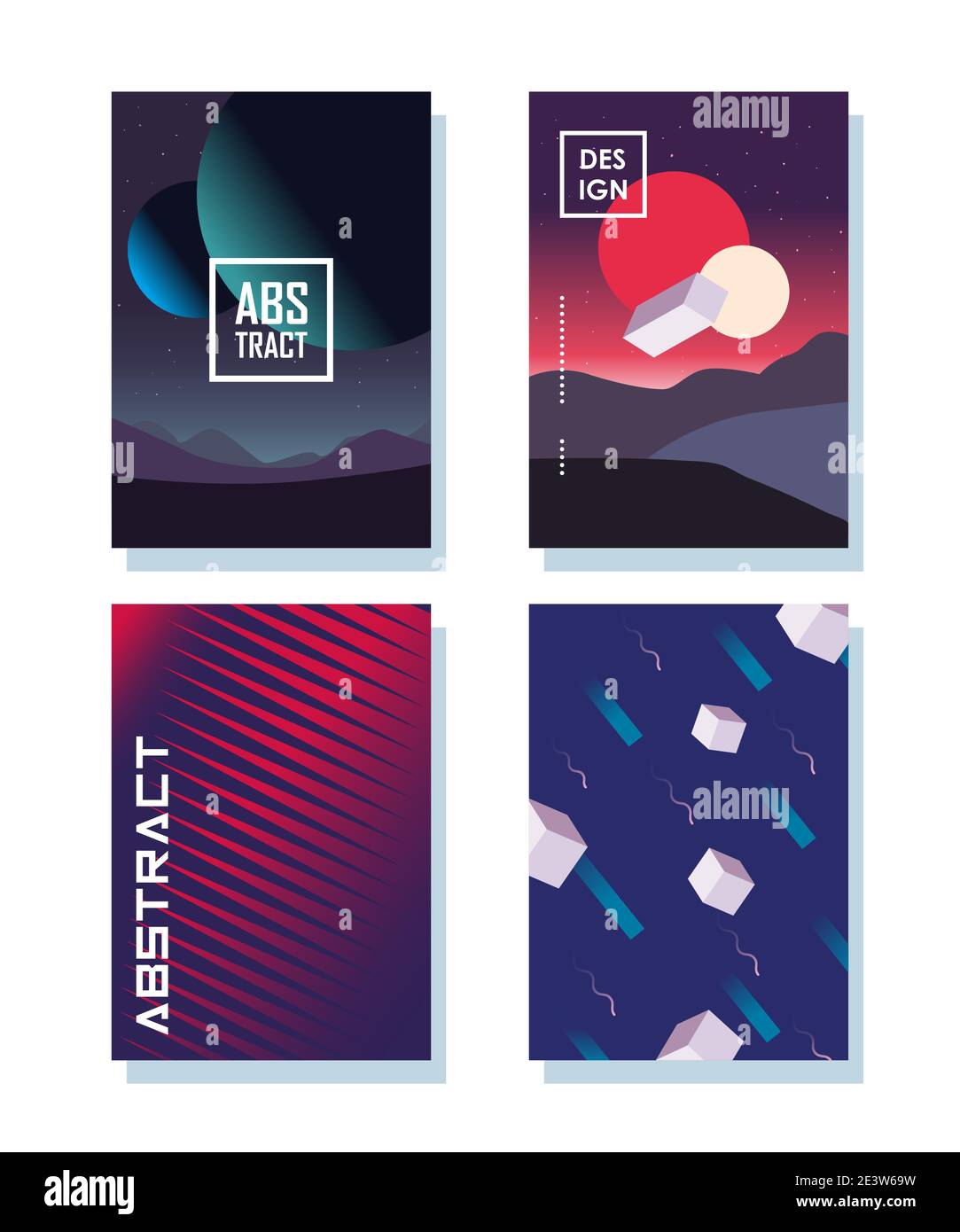 Abstract backgrounds icon bundle designs, Art and wallpaper theme ...