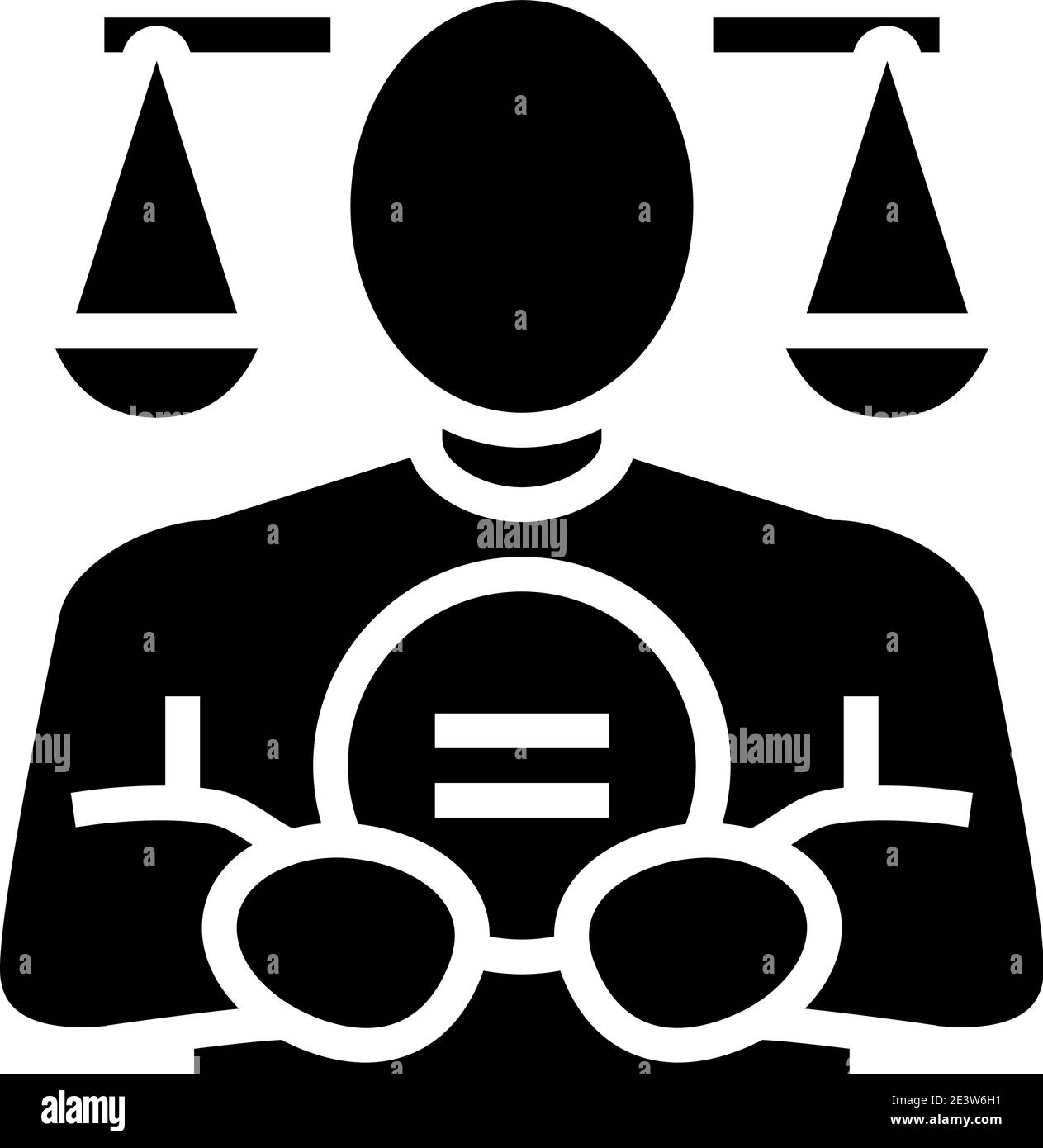 Self realization people value glyph Stock Vector Images - Alamy