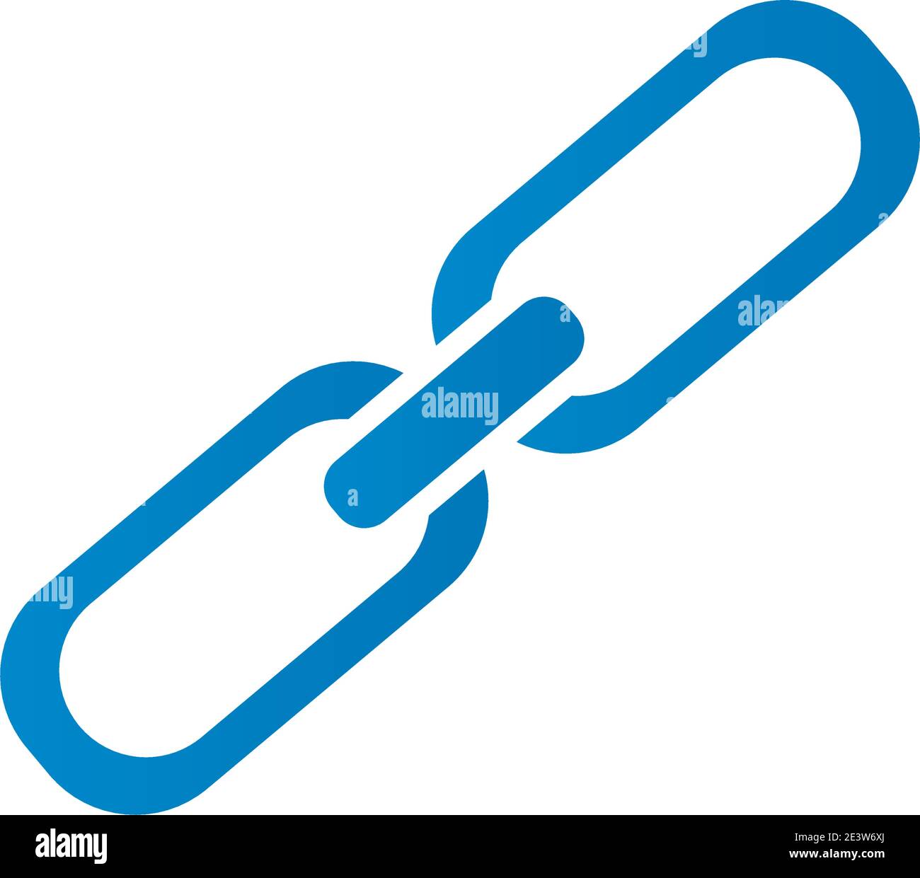 chain link flat style icon vector illustration design Stock Vector ...