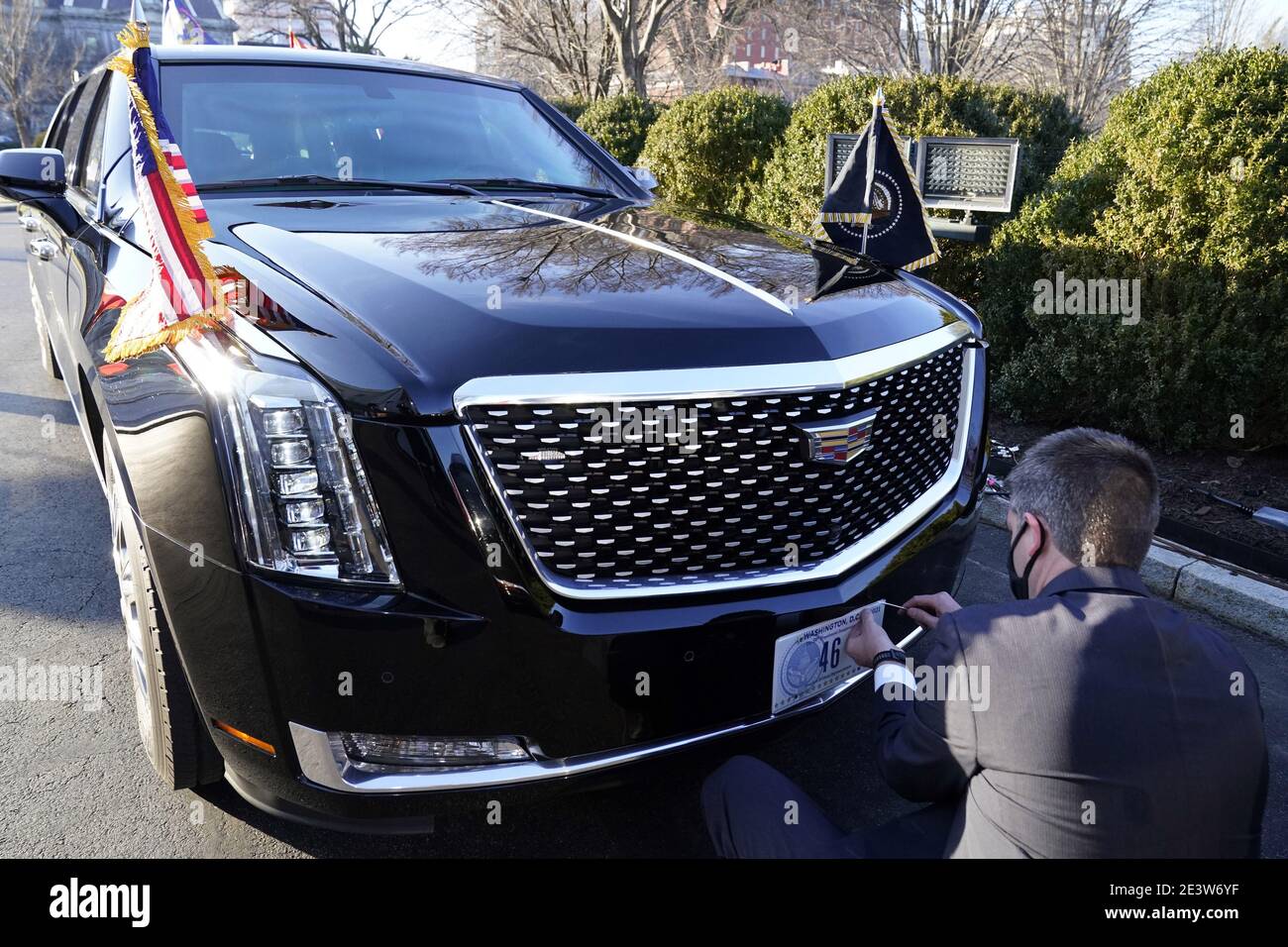 Washington, United States. 20th Jan, 2021. A U.S. Secret Service agent ...