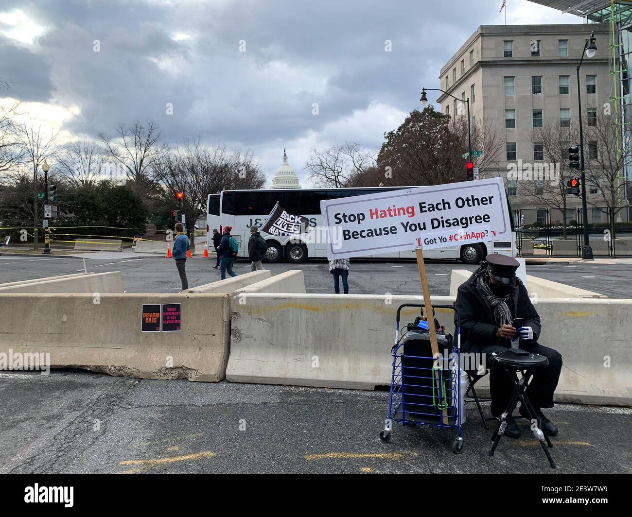 Stop hating each other hi-res stock photography and images - Alamy