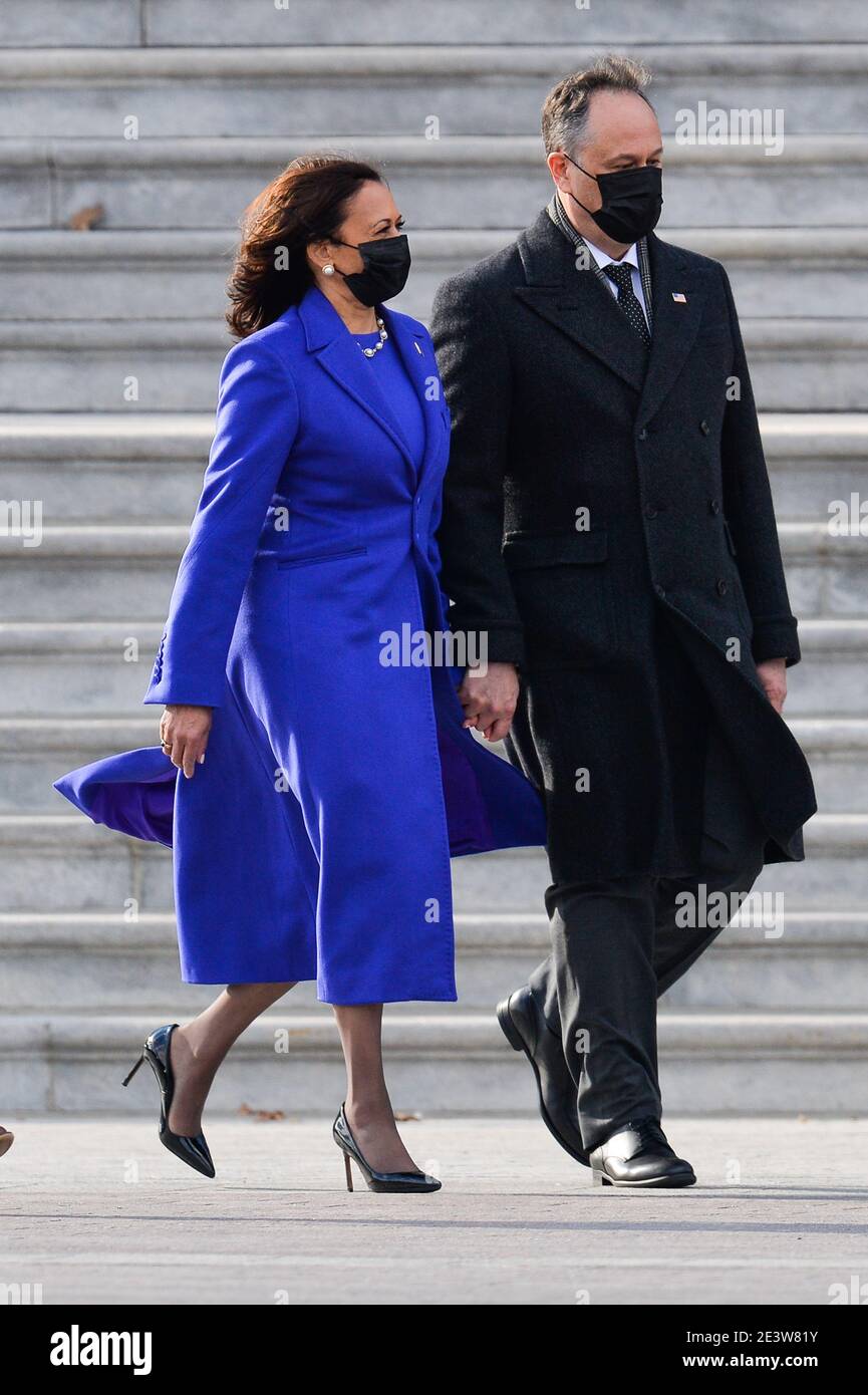 Washington, USA. 20th Jan, 2021. Vice President Kamala Harris and Mr ...