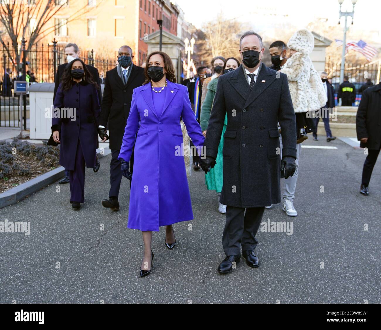 Washington, United States. 20th Jan, 2021. Vice President Kamala Harris ...