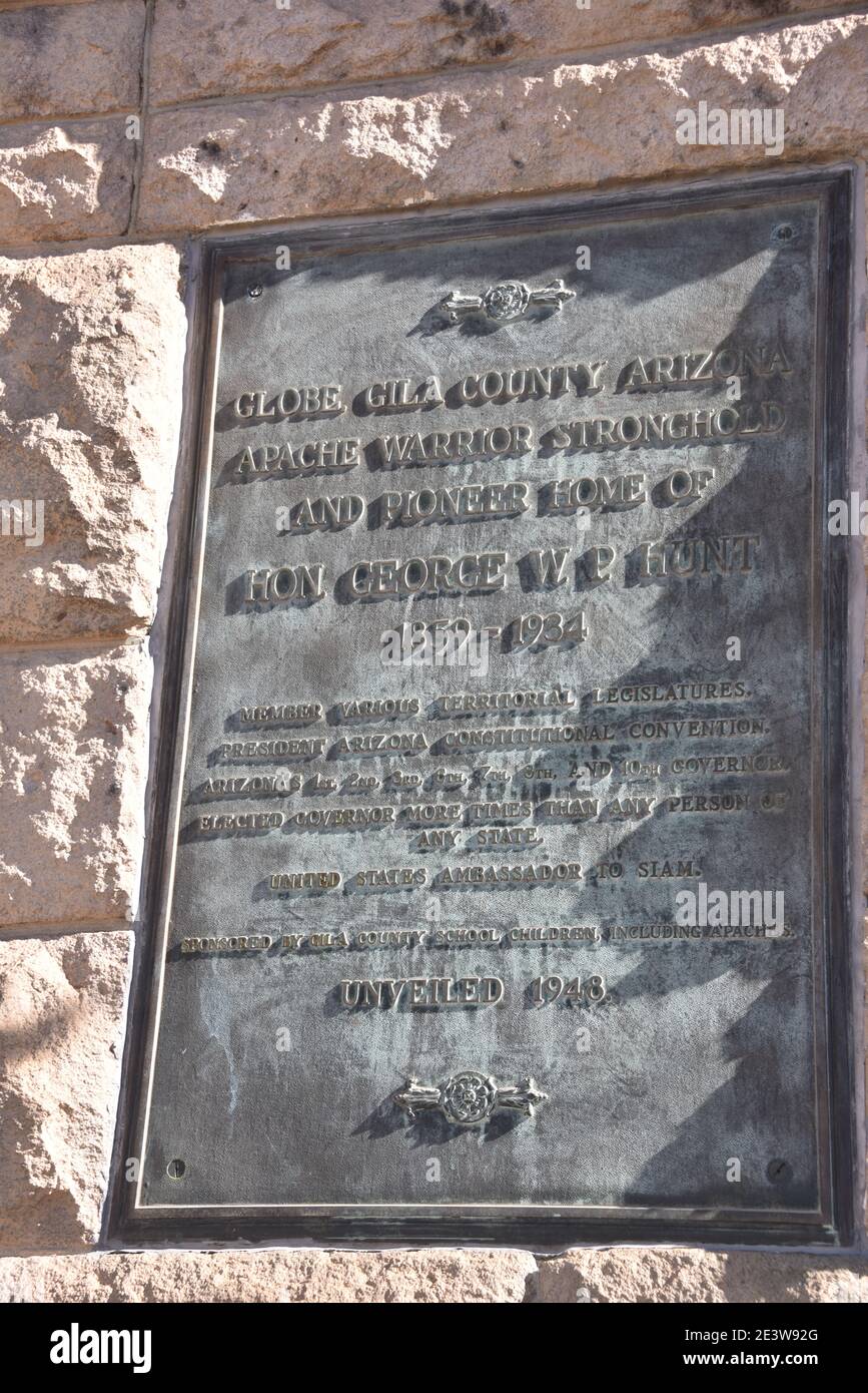 Arizona territory gila county courthouse hi-res stock photography and ...