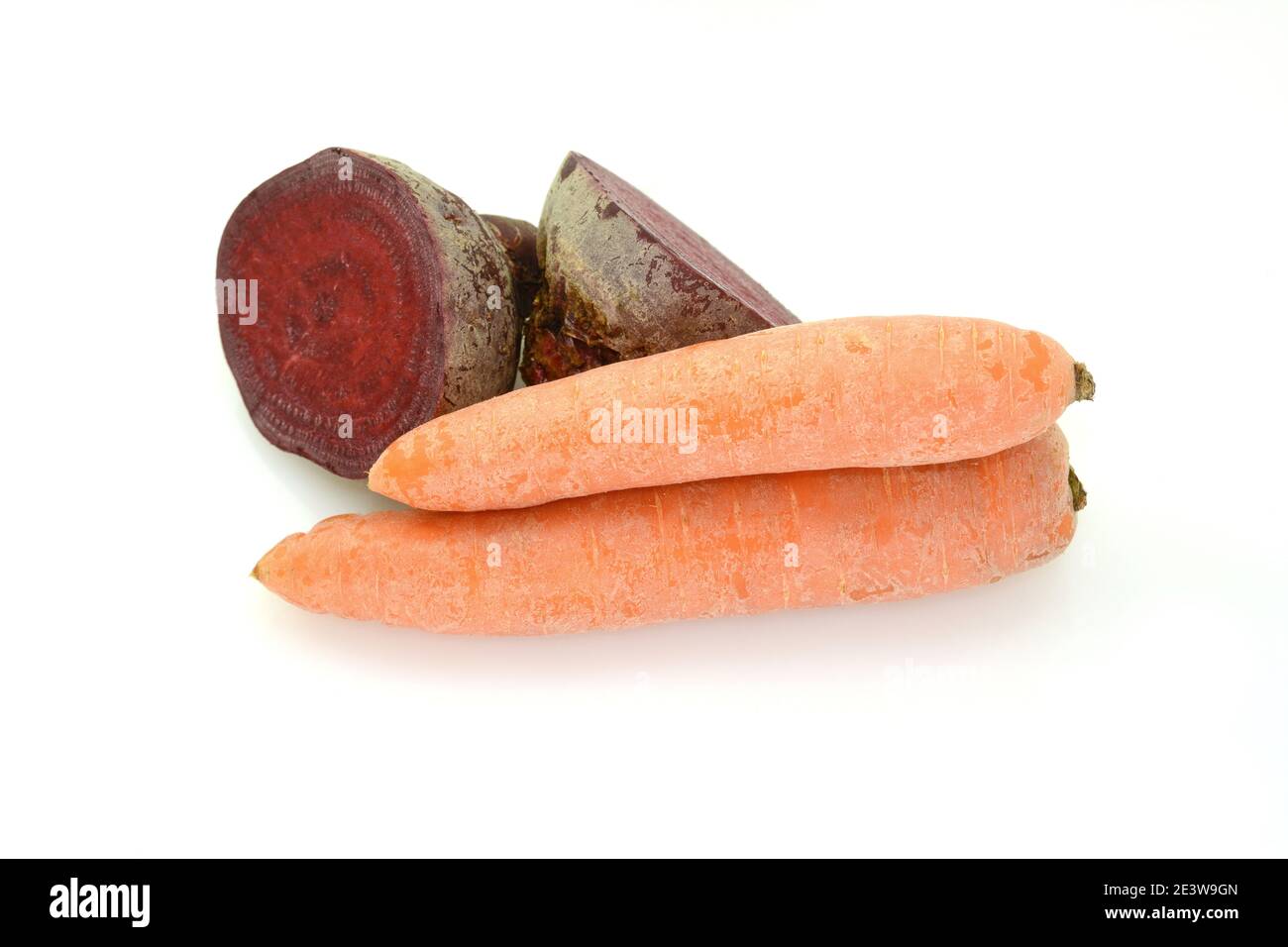 beetroot and carrot isolated on a white background Stock Photo - Alamy