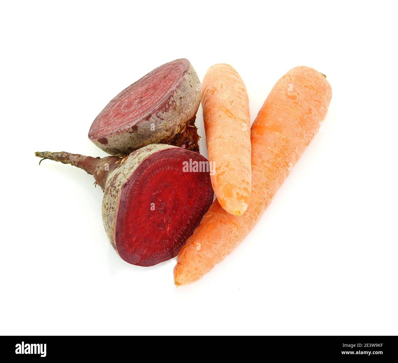 beetroot and carrot isolated on a white background Stock Photo - Alamy