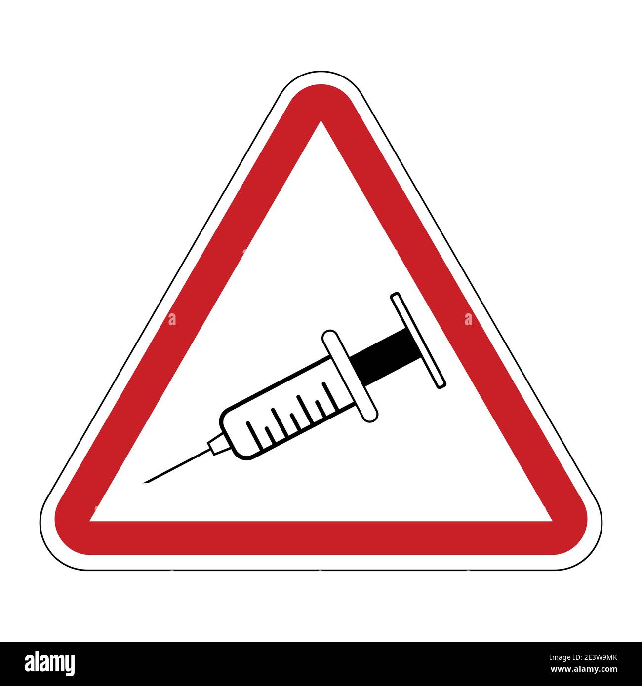 Hospital warning sign Stock Vector Images - Alamy