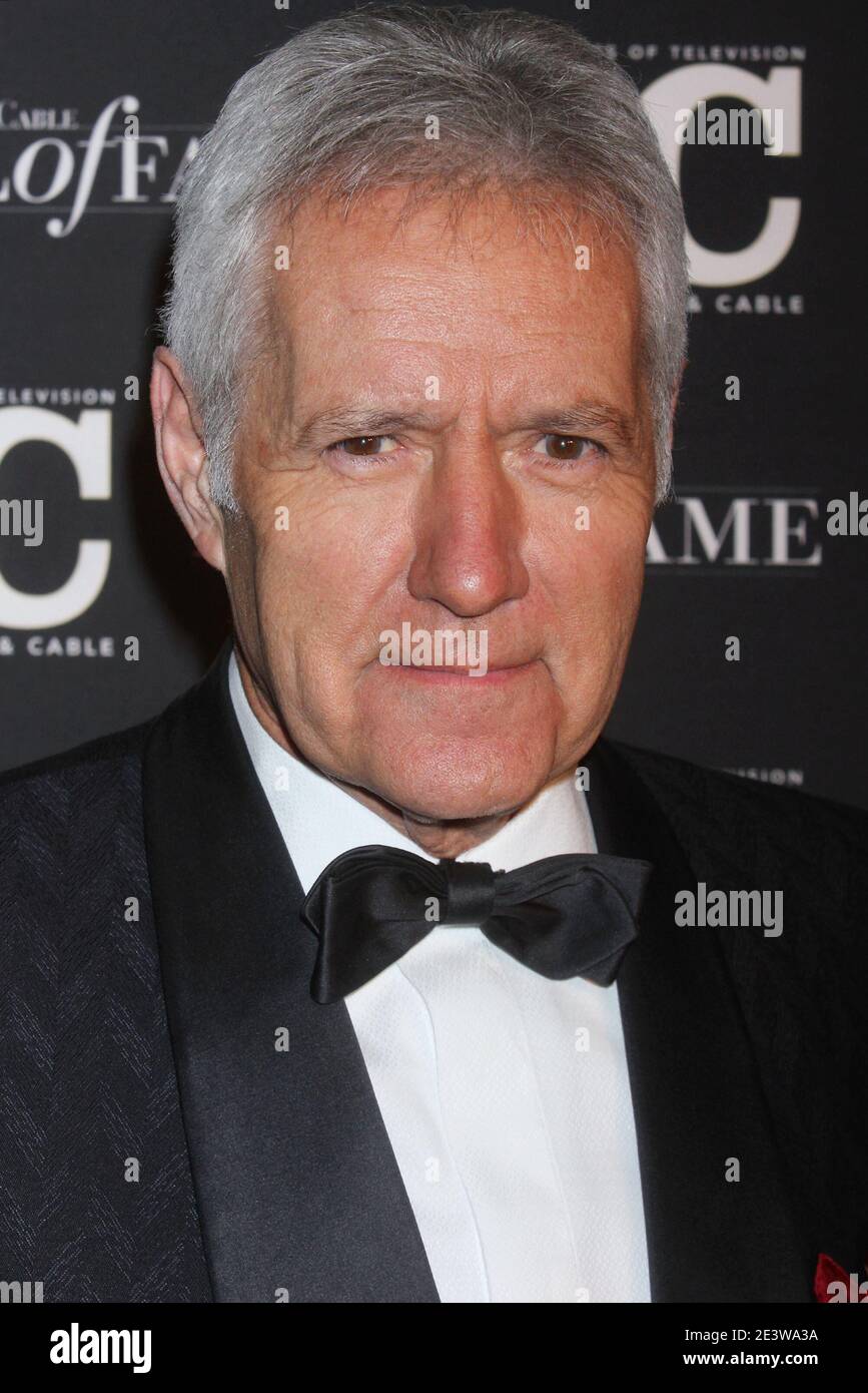 Alex Trebek attends the 23rd Annual Broadcasting & Cable Hall of Fame Awards at the Waldorf ...