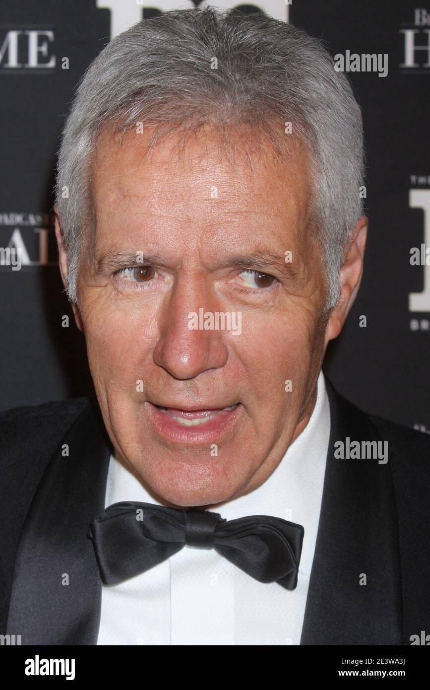 Alex Trebek attends the 23rd Annual Broadcasting & Cable Hall of Fame Awards at the Waldorf ...