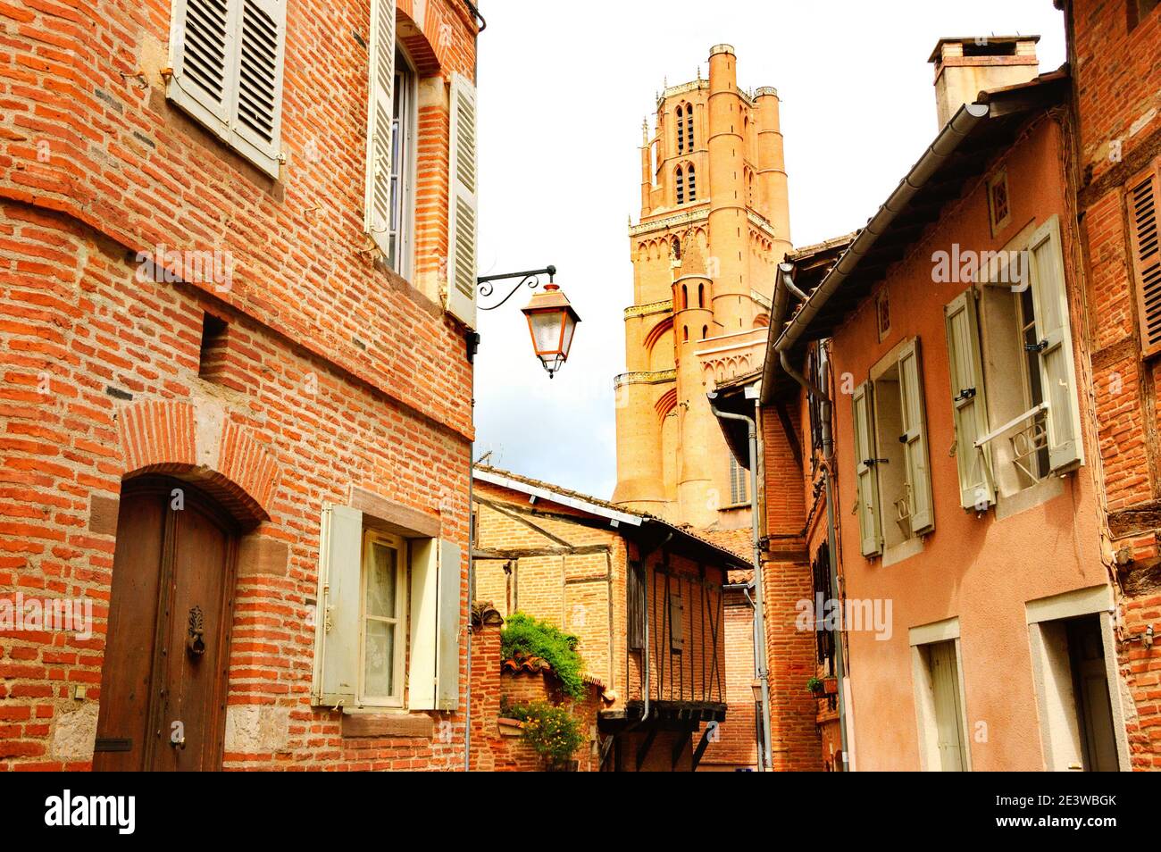 Albi (France). View of Cathedral Basilica of Saint Cecilia (UNESCO ...