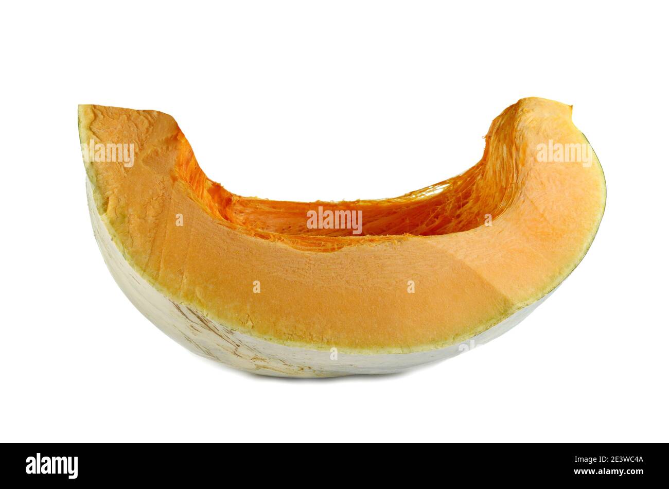 Pumpkin slice isolated on white Stock Photo - Alamy