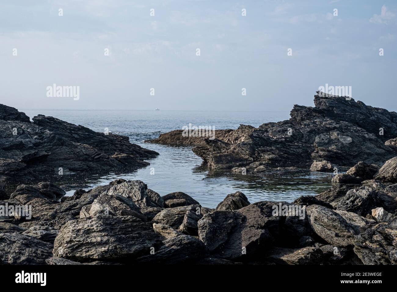 Prawle Point, East Prawle, Devon, dramatic coastline alongside the ...