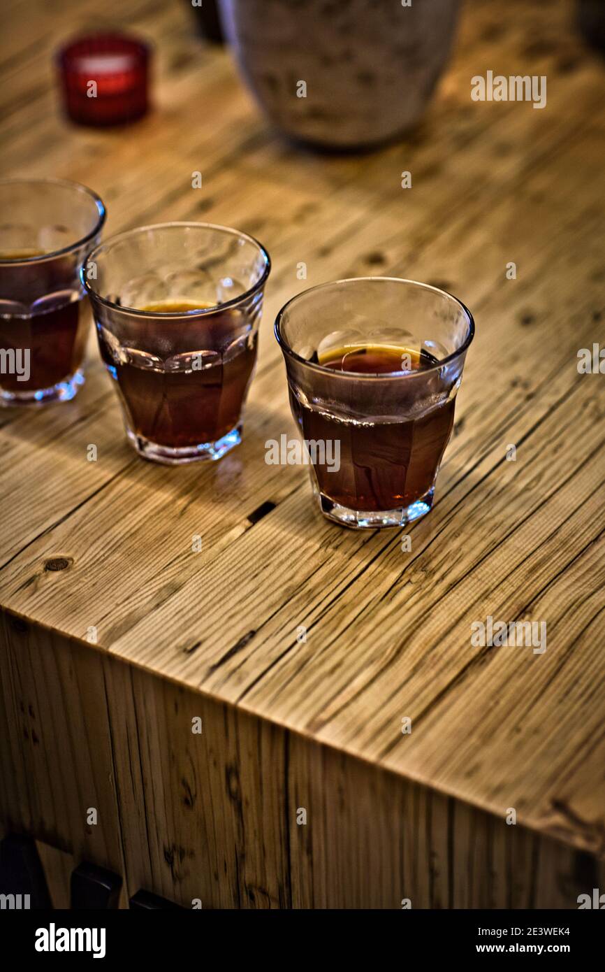 Coffee tasting challenge where participants are required to identify ...