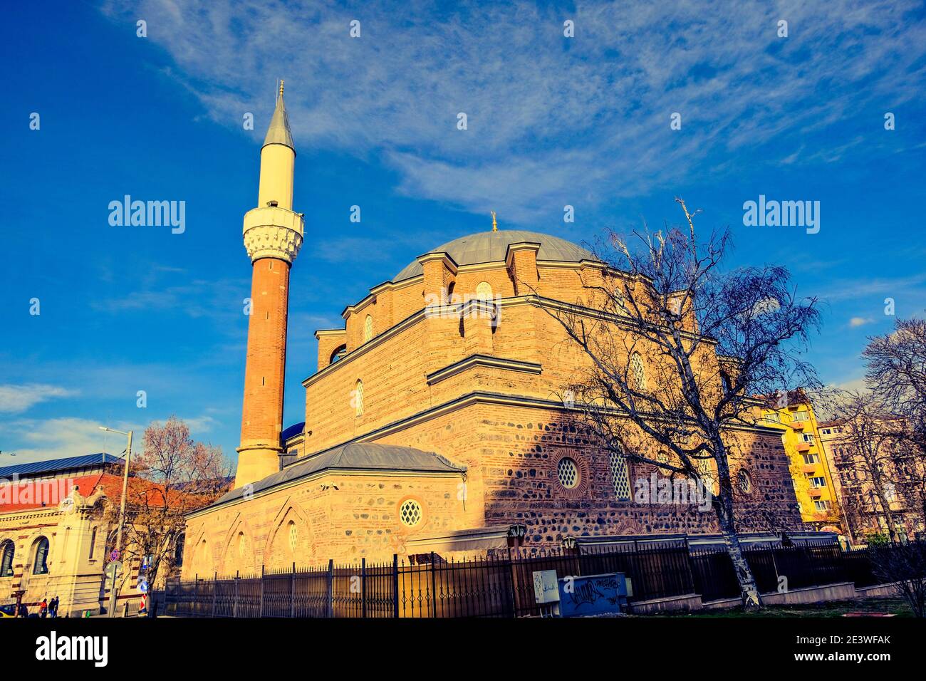 Old ancient ottoman architectural building of Banya Bashi Mosque and ...