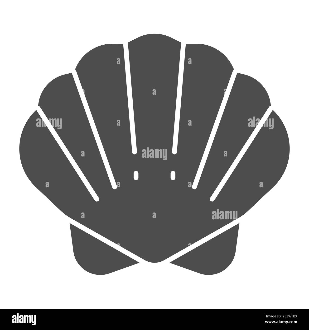 Clam shell silhouette Black and White Stock Photos & Images - Alamy