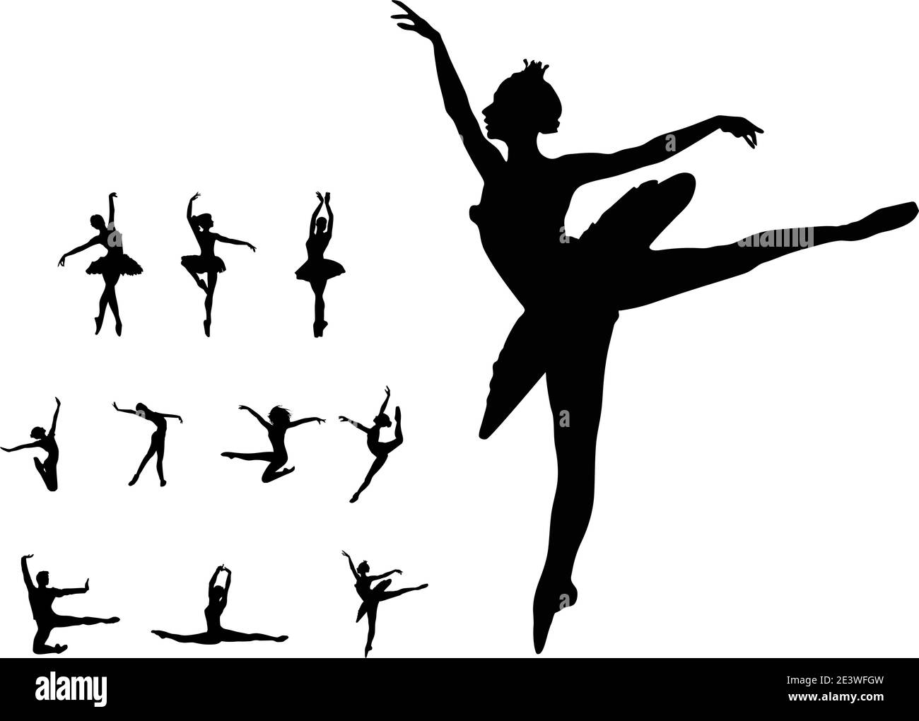 Ballet Bailarina Stock Vector Images Alamy