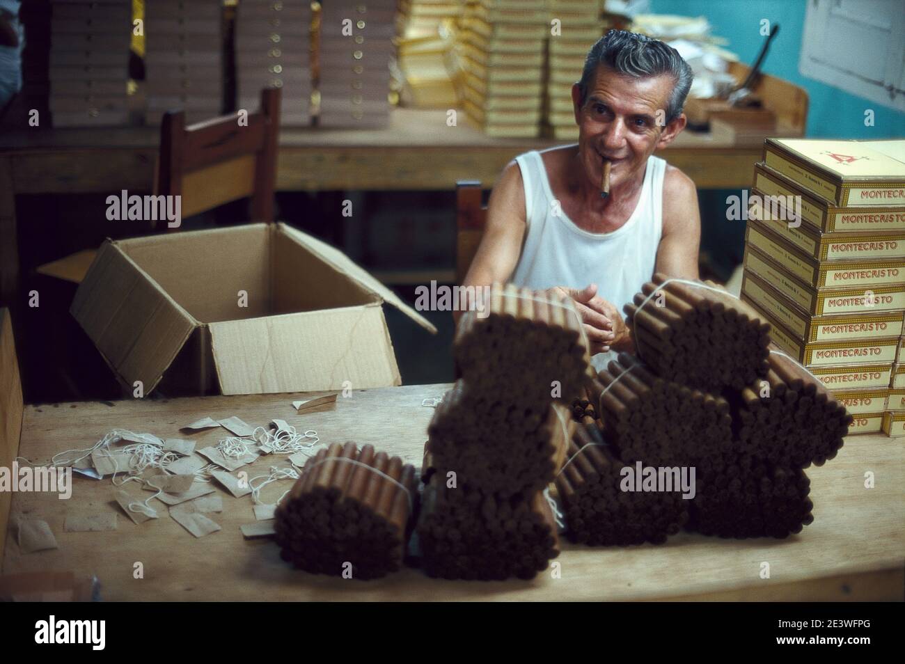 Pinar del Rio - Cigar Factory - Cuba 1998 (Photo on photographic film ...