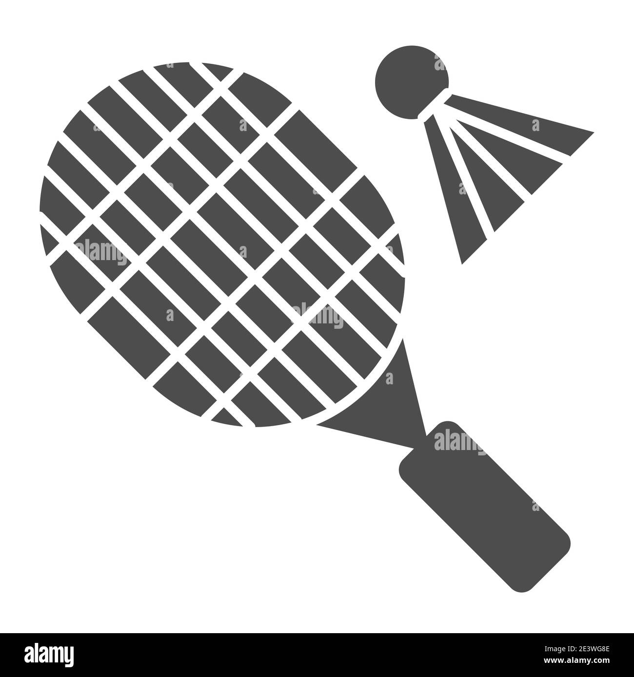 Badminton racket Black and White Stock Photos & Images - Alamy