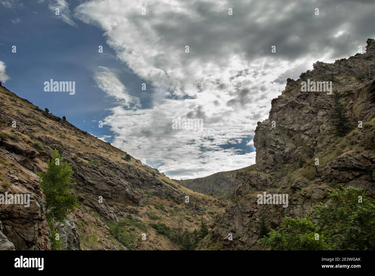Rocky Ridges from the valley Stock Photo - Alamy
