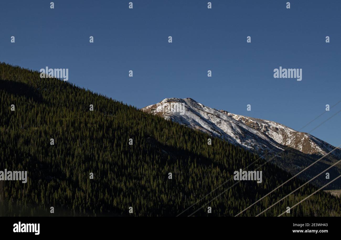 Mountain View from Berthoud Pass Stock Photo - Alamy