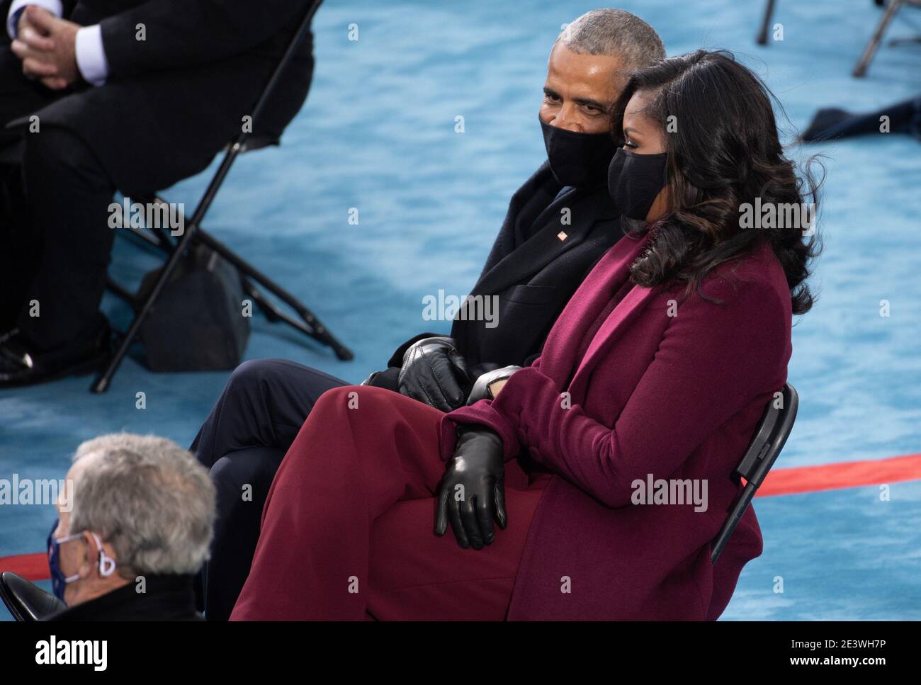 Former US President Barack Obama and Former US First Lady Michelle ...